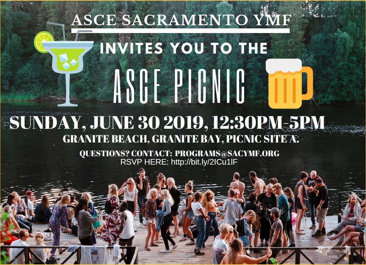 Sacramento YMF Annual Picnic – ASCE SACRAMENTO YOUNGER MEMBERS FORUM (YMF)